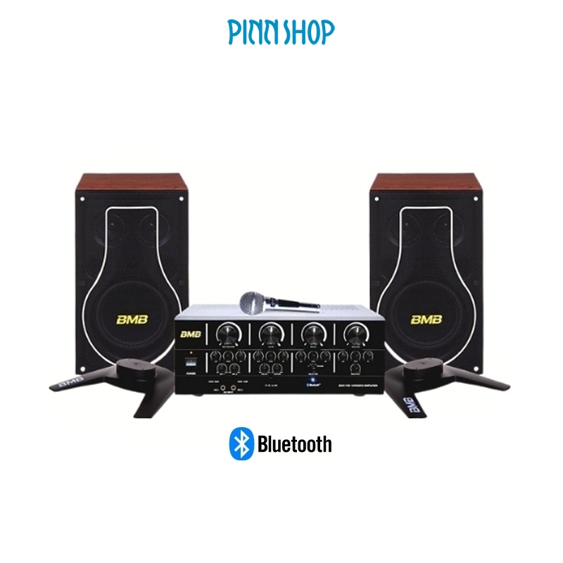 Brother ชุดเครื่องเสียงคาราโอเกะ BMB Basic set เชื่อมตัวบลูทูธได้ Bluetooth ( ลำโพง ไมโครโฟน ขา ...