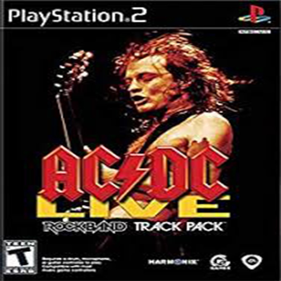 แผ่นเกมส์[PlayStation2] AC-DC Live - Rock Band Track Pack (USA ...