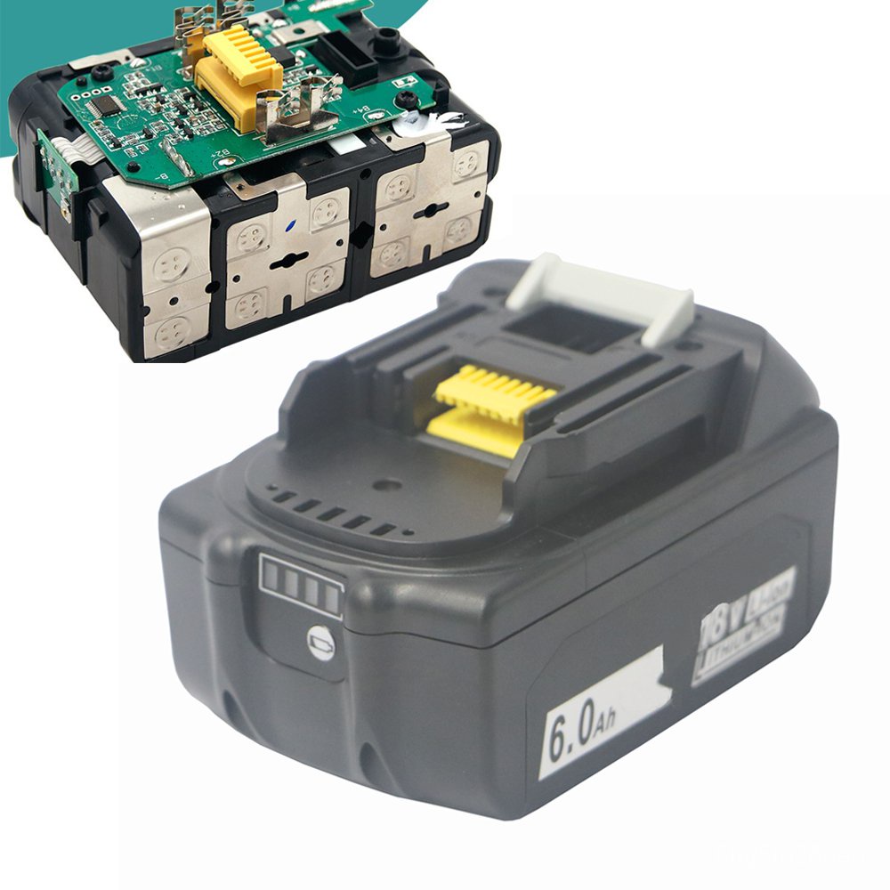 6000MAH 6.AH 18V Li-ion แบตเตอรี่หรือเคสสำหรับ MAKITA Bl1840 Bl1860 Bl1850 BL1830 ที่มีการชาร์จ ...