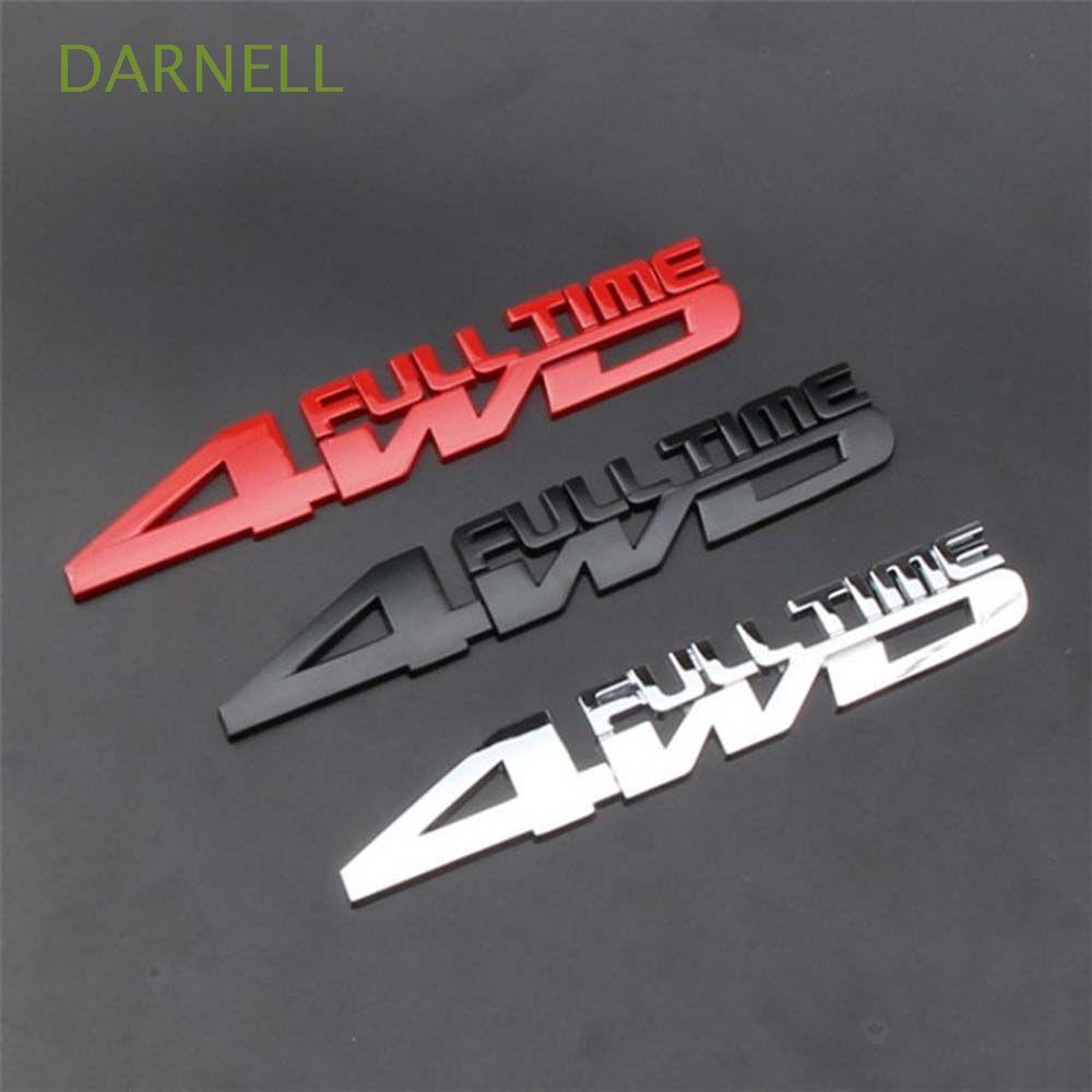 DARNELL Personalize 4WD Metal Car Sticker Water-proof Car Side Fender ...