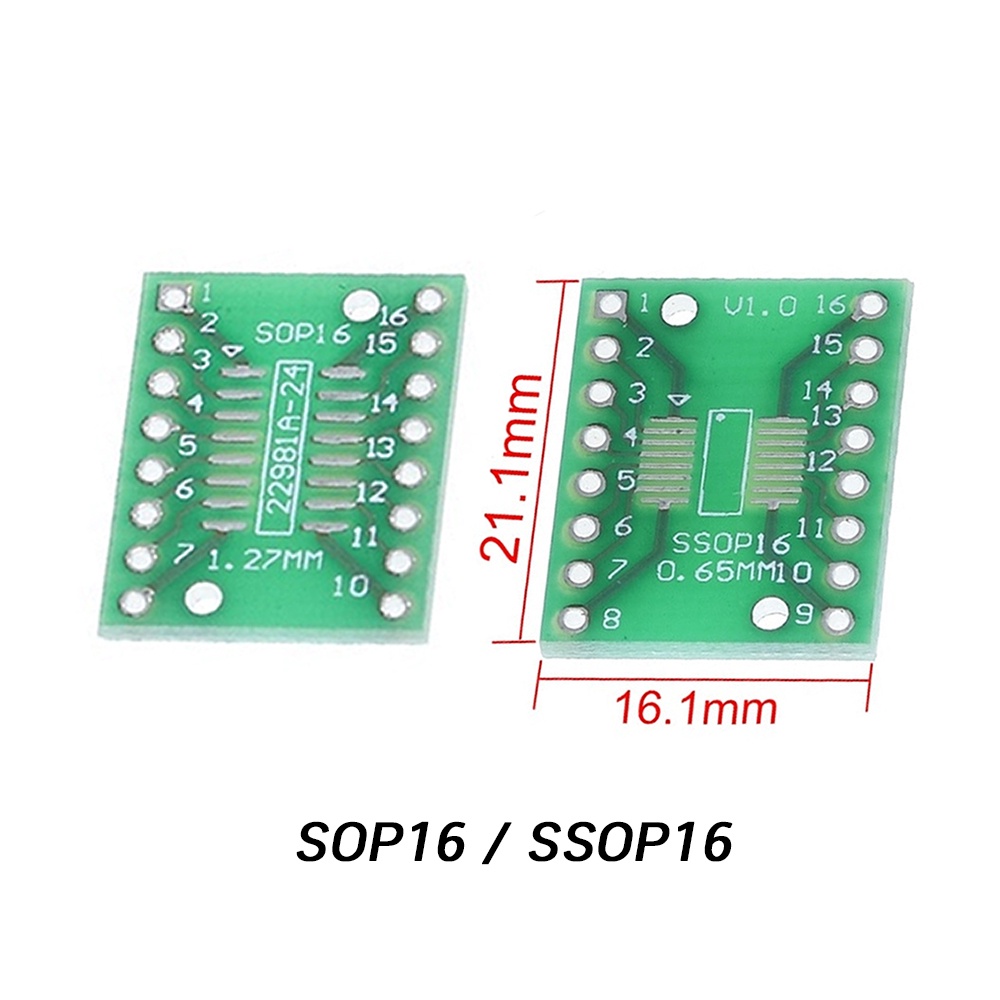 พีซีบี บอร์ดแปลง SMD TQFN TQFP QFN SOP SSOP TSSOP to DIP DIL 2.54 SOP8 ...