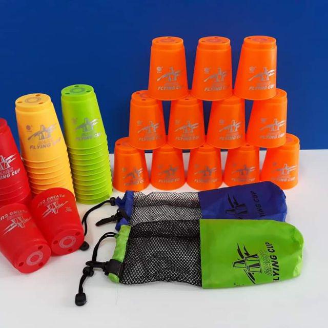 Stack Cup speed stacks แก้วสแต็ค เกมส์เรียงแก้ว(พร้อมกระเป๋าผ้า) มี 3 แบบ | Shopee Thailand