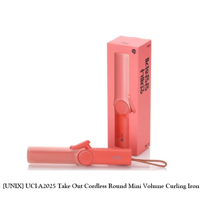[UNIX] Uci-a2025 Take Out เตารีดดัดผมวอลลุ่มขนาดเล็กทรงกลมไร้สาย | Shopee Thailand
