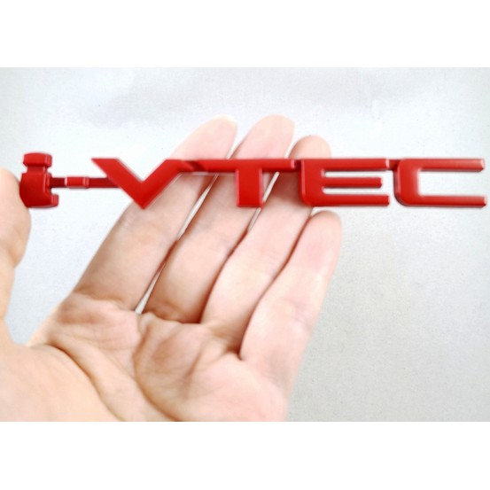 โลโก้ งานโลหะ ไอวีเท็ค ฮอนด้า Metal i-VTEC iVTEC Letter Logo Car Auto ...