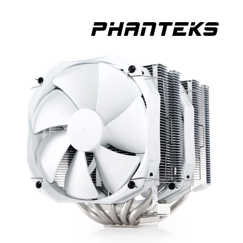 PHANTEKS Cooler CPU Cooler Premium White Edition W/2X 140mm Fan ...