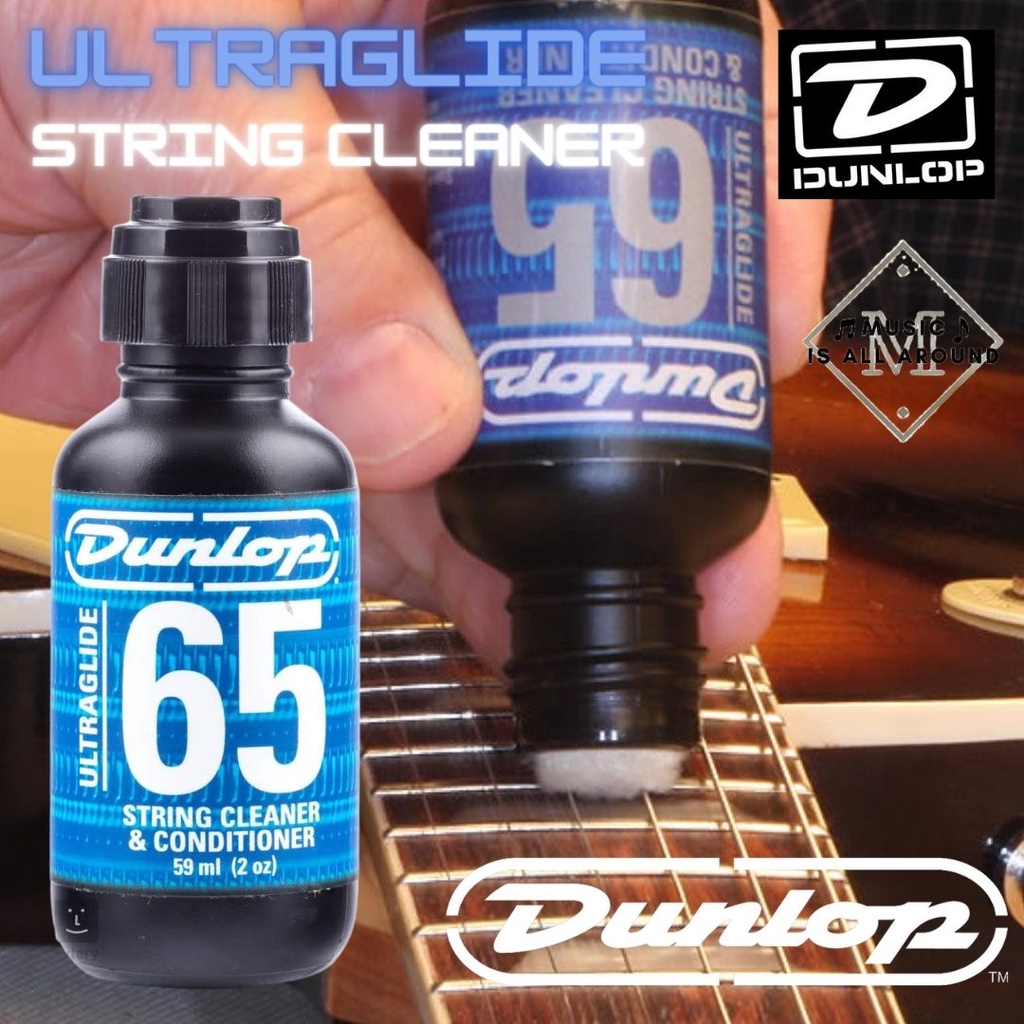 น้ำยาเช็ดสายกีตาร์ DUNLOP # Ultraglide 65 String Cleaner & Conditioner ...