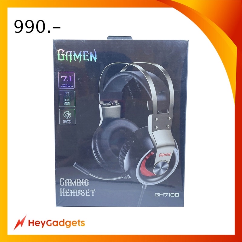 GAMEN GH7100 หูฟังเกมมิ่งGaming Headset | Shopee Thailand