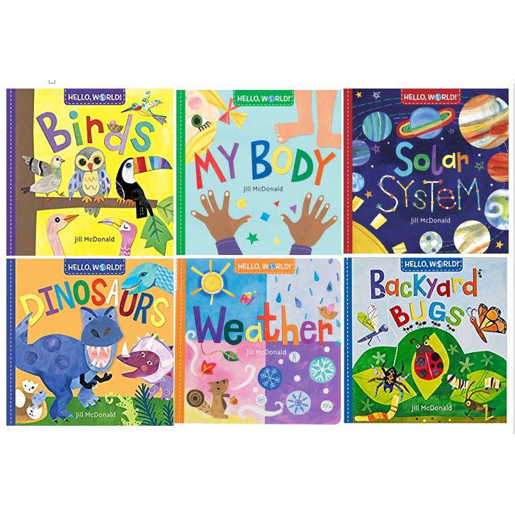 หนังสือบอร์ดบุ๊คภาษาอังกฤษ Hello World Series (แยกเล่ม) | Shopee Thailand