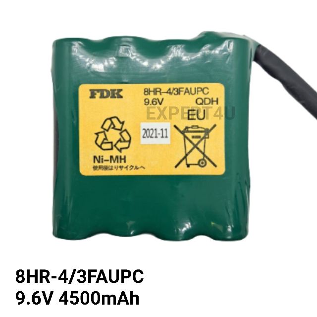 8HR-4/3FAUPC battery สำหรับ เครื่อง Okuma MB4000 / 9.6V 4500mAh/ ของแท้ ...
