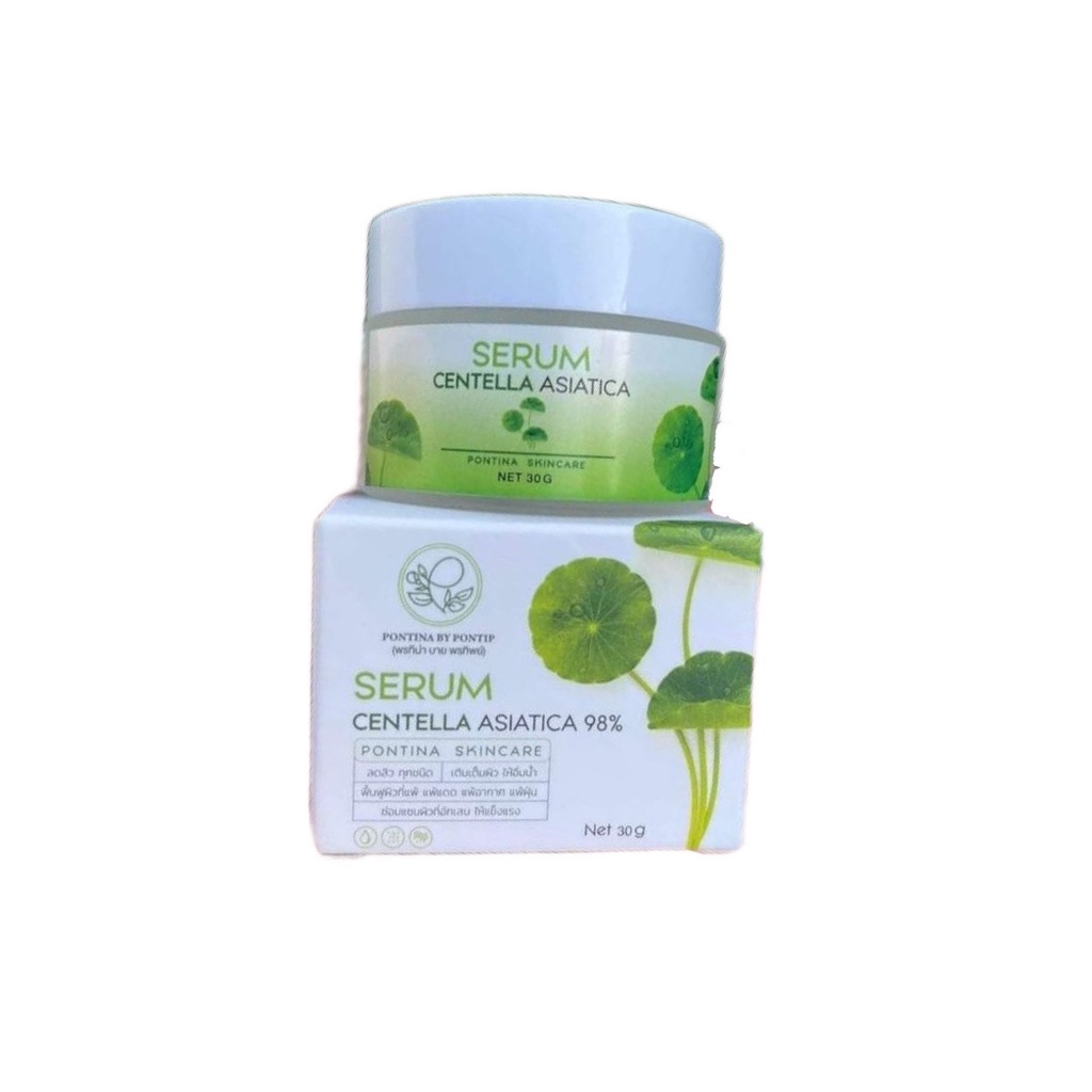 เซรั่มใบบัวบก ผสมว่านหางจระเข้ พรทิน่า Serum Centella Asiatica 98
