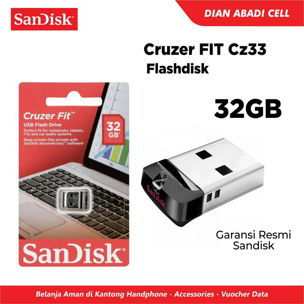 Sandisk USB แฟลช 32GB Cruzer Fit CZ33 | Shopee Thailand