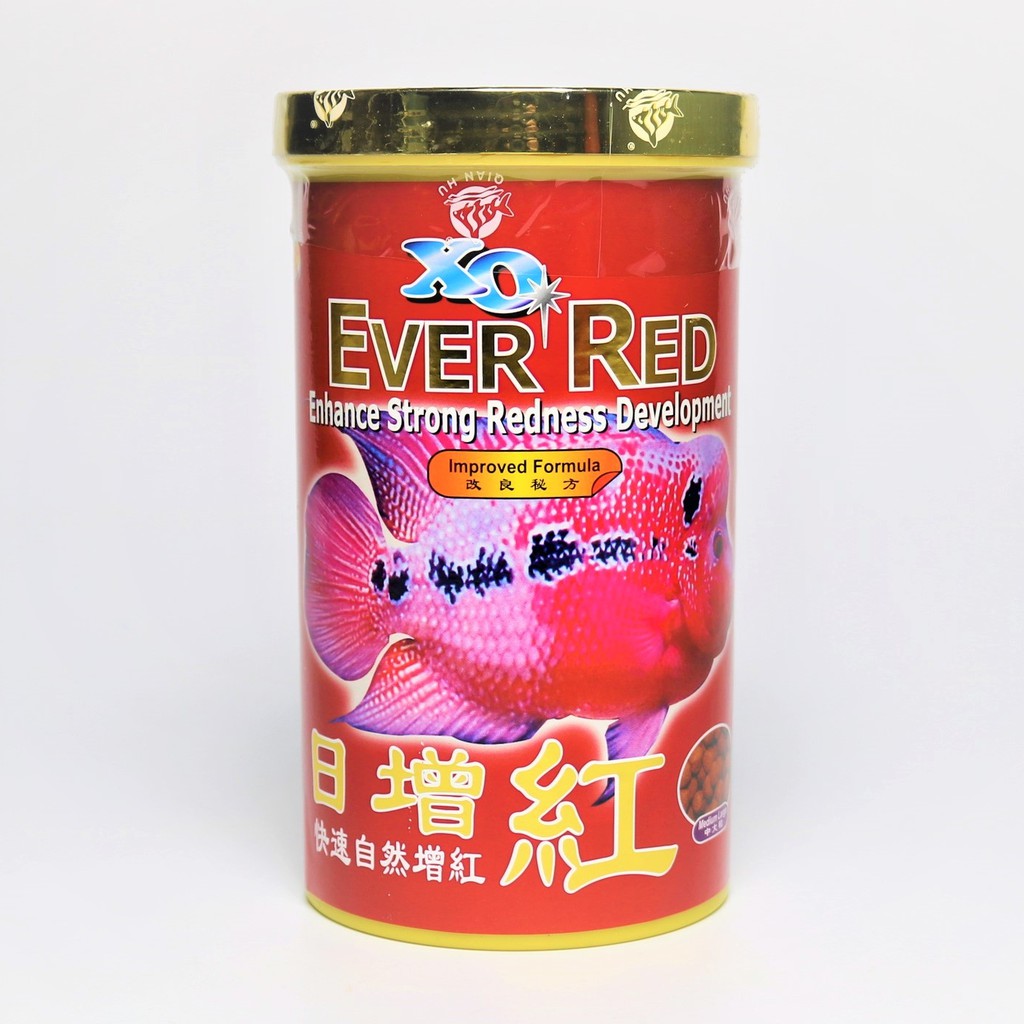 XO EVER RED 400g. (อาหารปลาหมอสี สูตรเร่งสี) | Shopee Thailand
