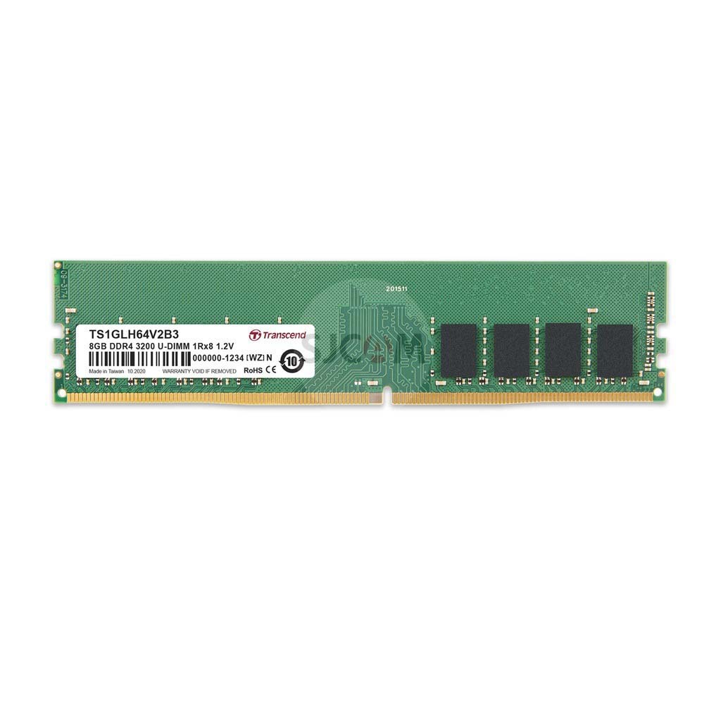 Transcend RAM-Memory DDR4-3200 U-DIMM 8GB : Premium Grade: รับประกัน ...