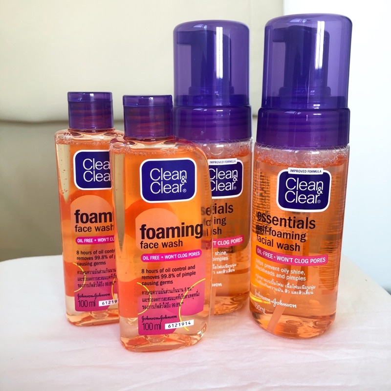 ⚡️มีโค้ด 30% วีดีโอ⚡️ Clean & clear Foaming face wash 100ml / 150ml ...