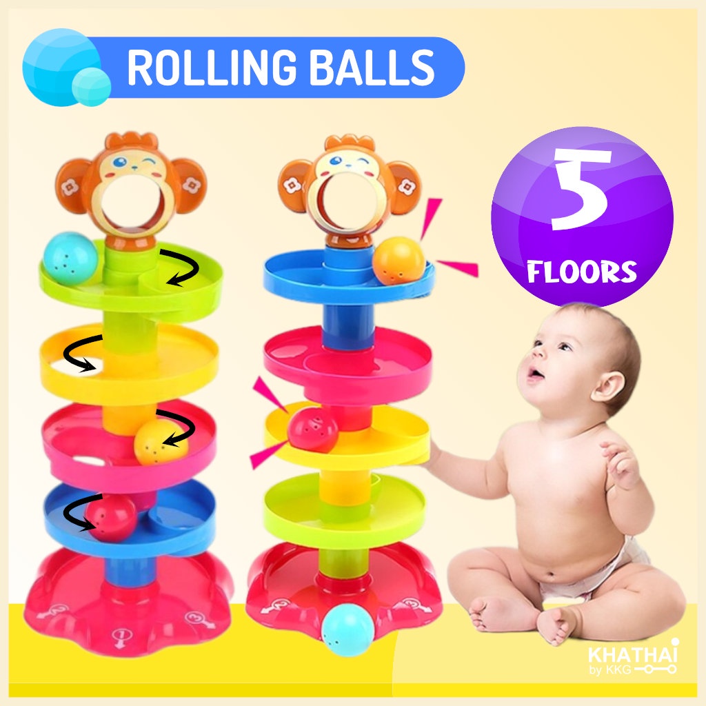 ลิงกินบอล ลิงกลืนบอล ลูกบอลกลิ้ง Monkey Rolling ball BB-666-9 | Shopee Thailand