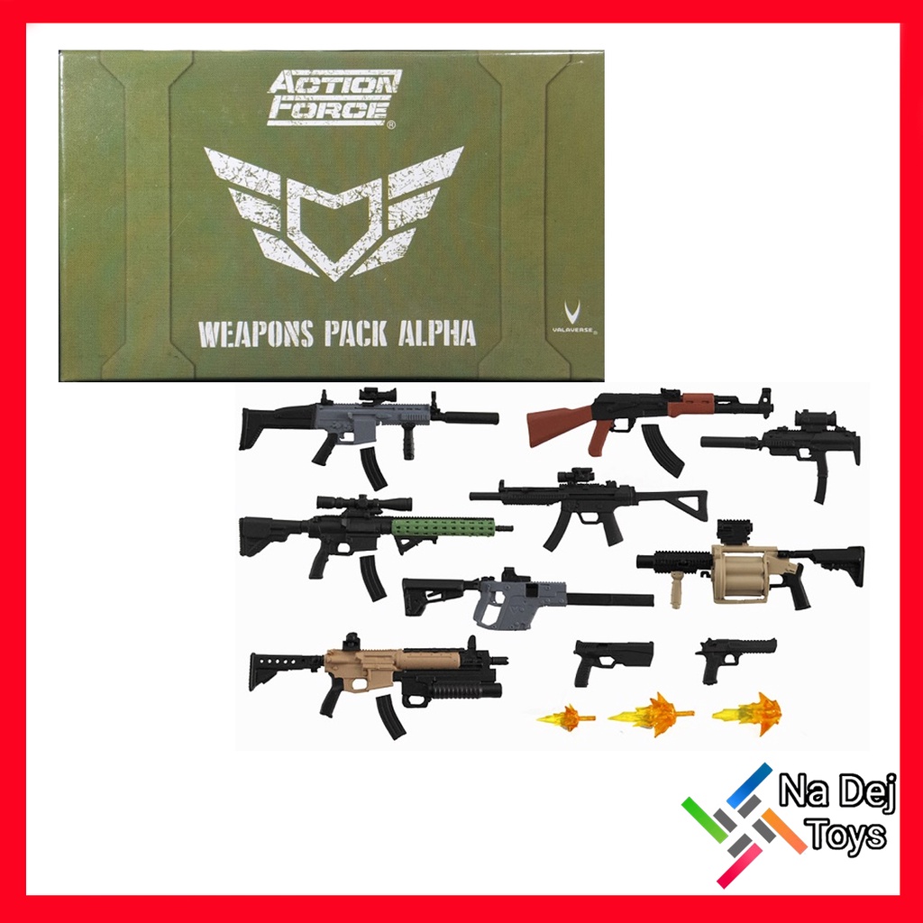 Valvaverse Action Force Weapons Pack Alpha วัลวาเวิร์ส แอคชั่น ฟอร์ซ ...