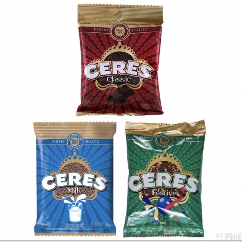 Indonesia Ceres Hagelslag Rice Chocolate Sprinkle Classic & Milk , 200 ...