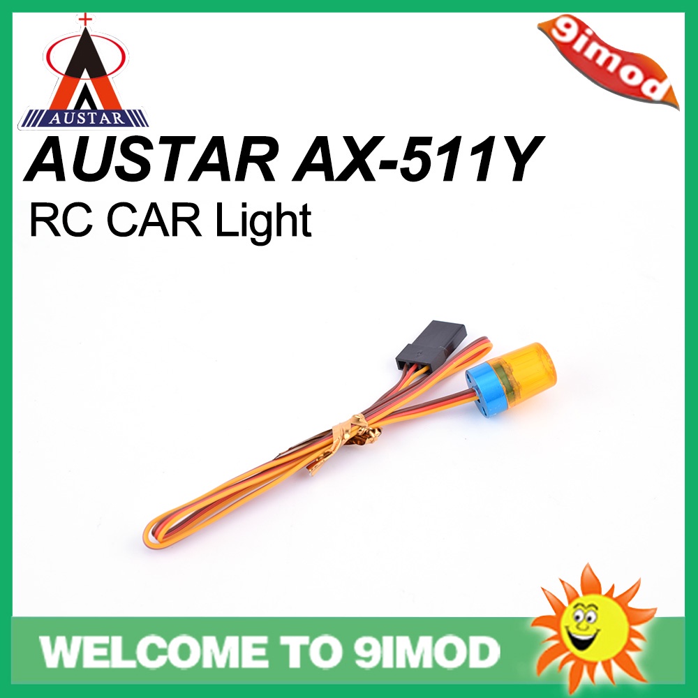 Austar Ax-511Y ไฟ Led ทรงกลมสีเหลืองอัลตร้าไบรท์ติดทนนานสําหรับ Rc Car ...