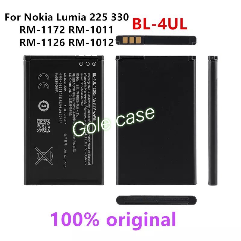 แบตเตอรี่ Nokia 3310 2017 / Nokia Lumia 225 330 Rm-1172 RM-1011 RM-1126 RM-1012 BL-4UL 1200mAh ...