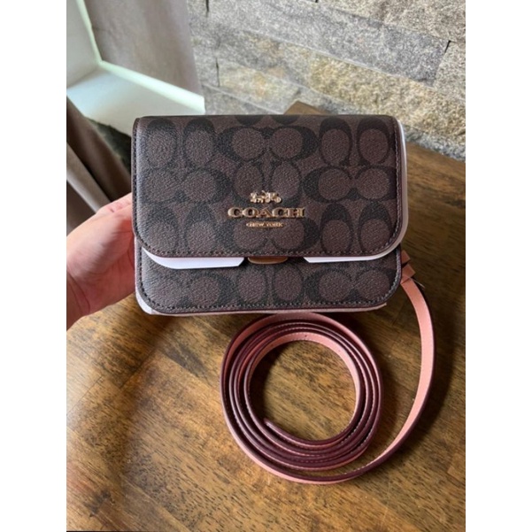 Coach Mini Brynn Crossbody In Signature Canvas | Shopee Thailand