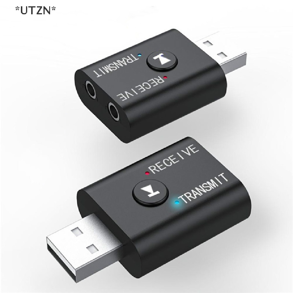 [[UTZN]] 2 In1 อะแดปเตอร์ส่งสัญญาณหูฟังบลูทูธไร้สาย USB สําหรับ ...