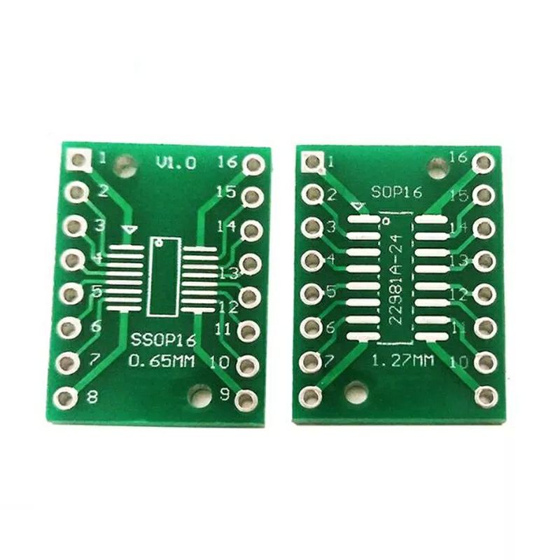 TSSOP16 SSOP16 SOP-16 SOP16 to DIP16 Transfer Board DIP Pin Board Pitch ...