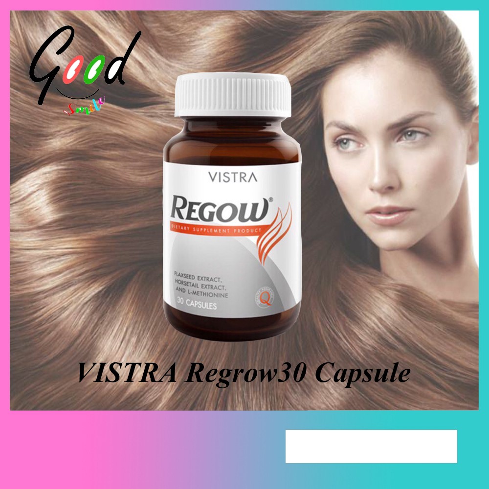 Regrow VISTRA 30 Capsule ผมร่วง ผมหงอก ผมขาว แก้ไขได้ ของดีที่อยากบอก ...