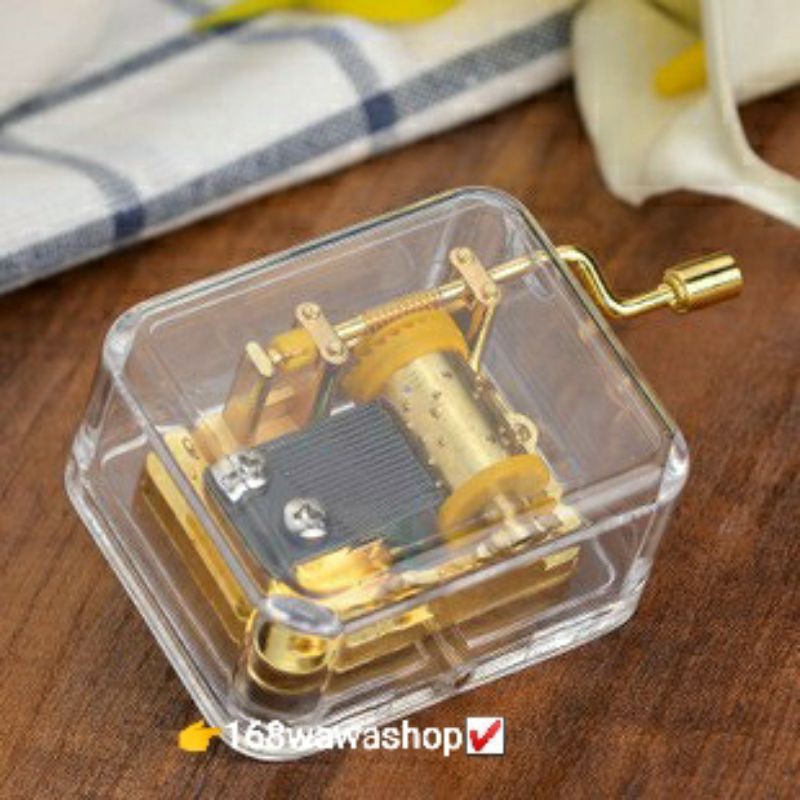 Kotak muzik engkol tangan กล่องดนตรีข้อเหวี่ยงมือหมุน @ | Shopee Thailand
