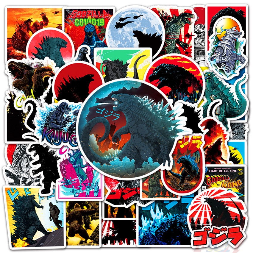 Godzilla Series 07 - Classic Monster Movies สติ๊กเกอร์ 50Pcs/Set ...