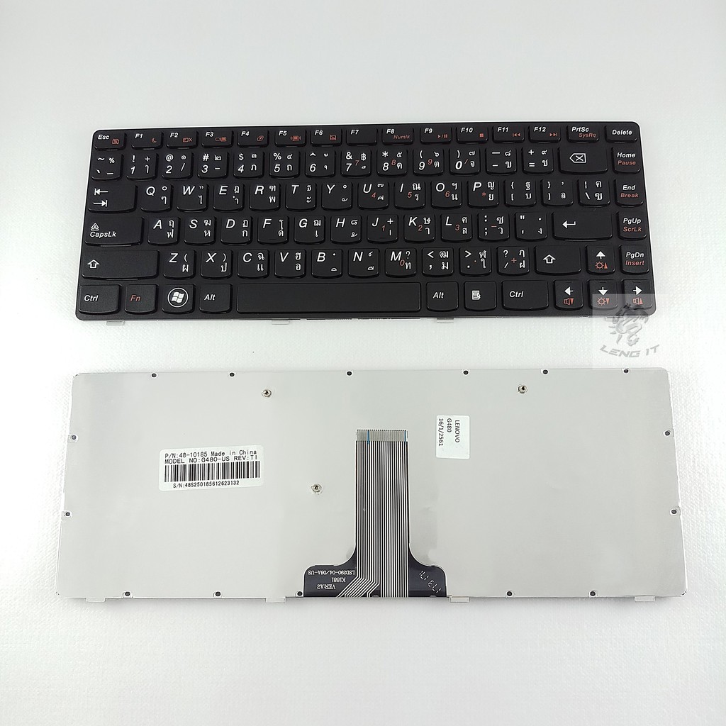 LENOVO คีย์บอร์ดโน๊ตบุ๊ค KEYBOARD G480 สีดำ | Shopee Thailand