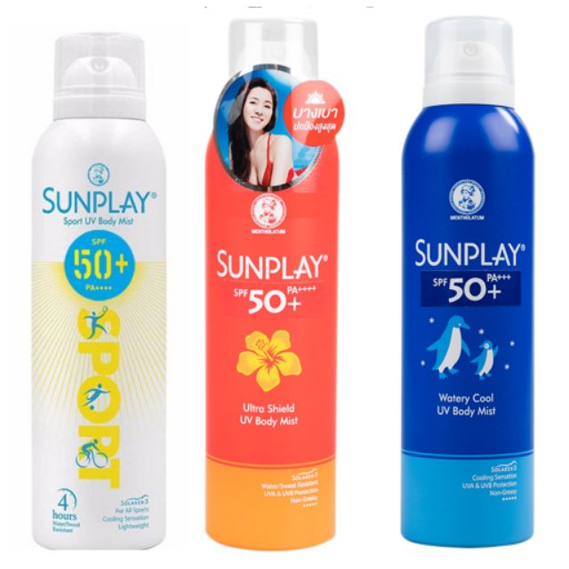 Spray กันแดด หน้าและตัว Sunplay body mist SPF50+ PA++++ 165ml | Shopee ...