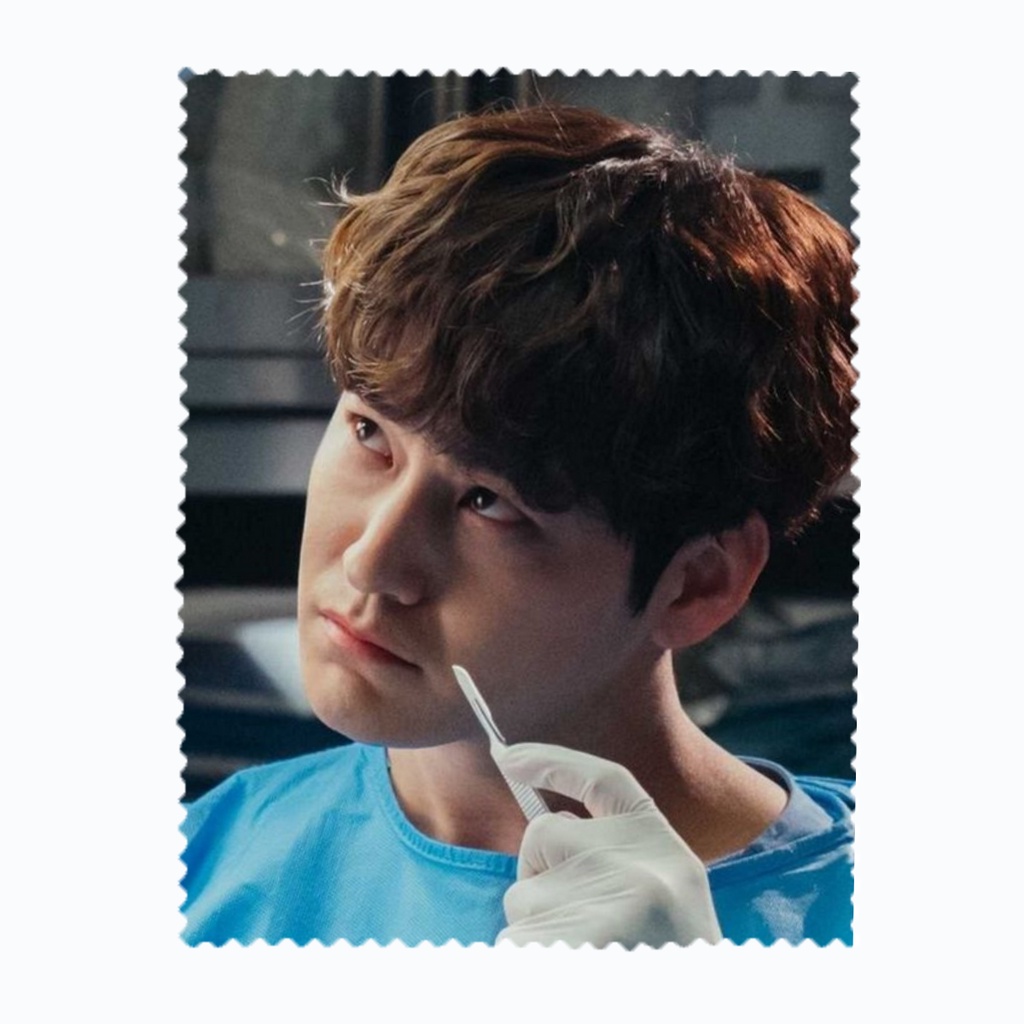 ผ้าเช็ดแว่นตา ช็ดเลนส์ ผ้าไมโครไฟเบอร์ ghost doctor Kim Bum Rain คิมบอม ...