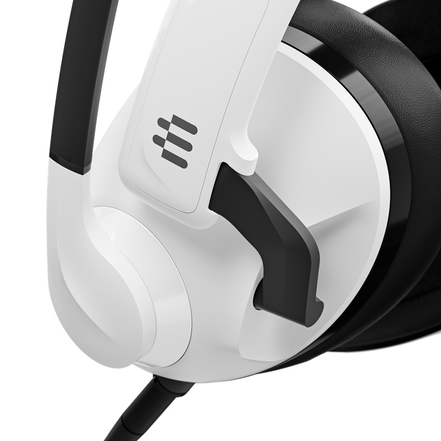 EPOS H3 | (หูฟังเกมมิ่ง) Closed Acoustic Gaming Headset Ghost White | Shopee Thailand
