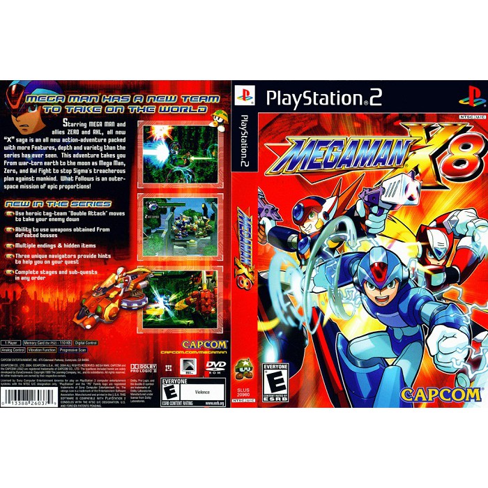 Rockman X8 PS2 ISO (NTSC-J) (MG-MF) | Shopee Thailand