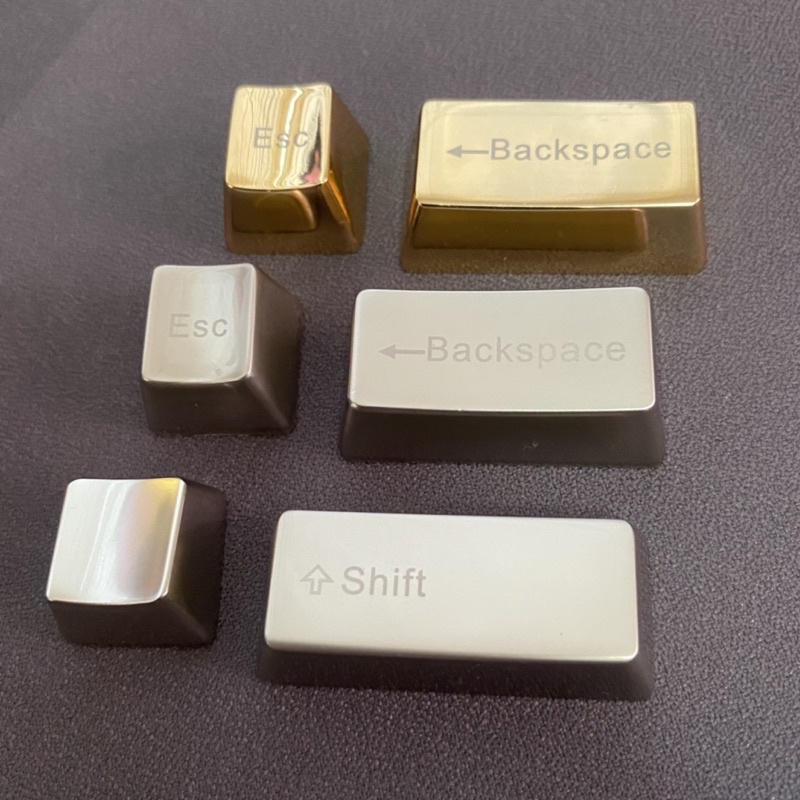 Metal Keycap Gold Silver | keycaps โลหะ for Mechanical Keyboard OEM ...