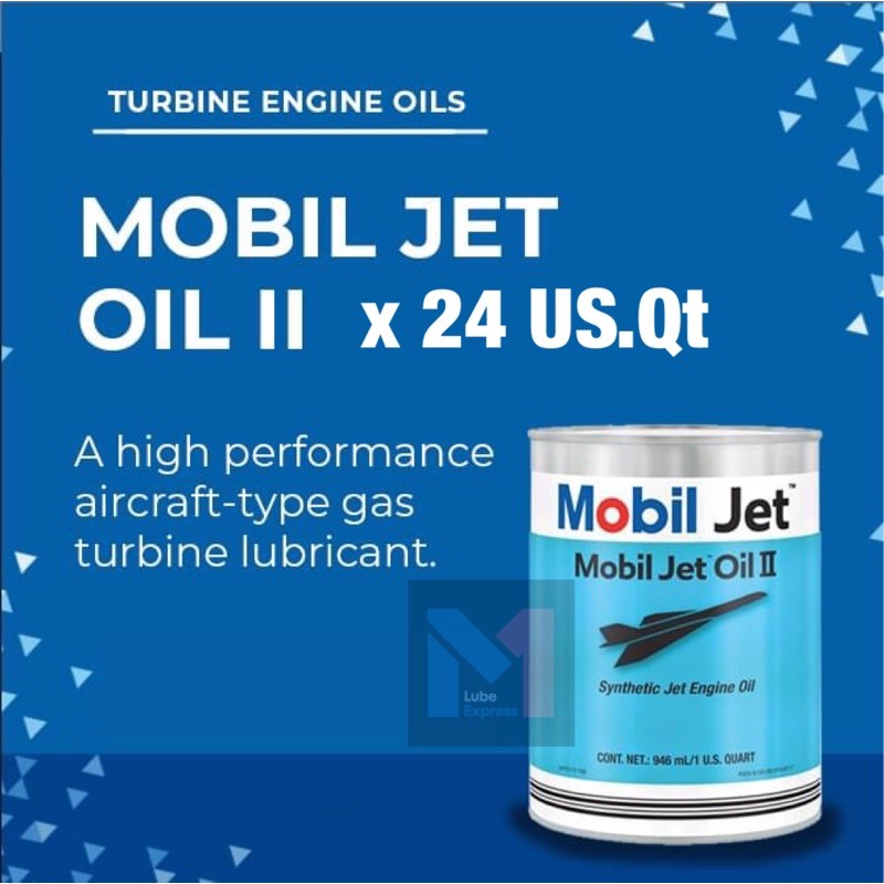Mobil Jet Oil II จำนวน 24 กระป๋อง | Shopee Thailand