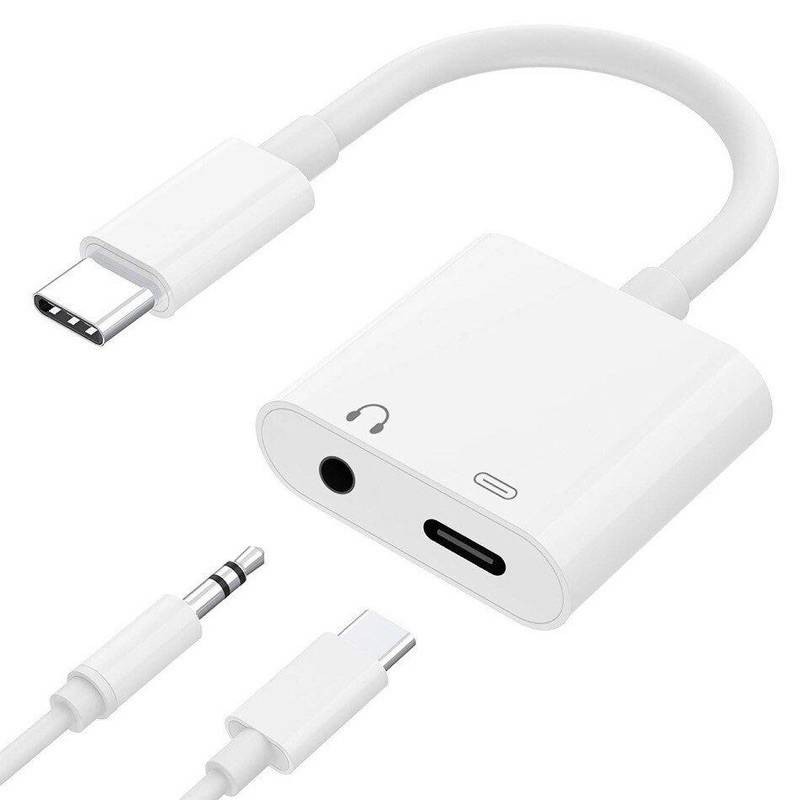 หัวแปลงไทป์ซี เสียบต่อหูฟัง และสายชาร์จระบบType-C พร้อมกันได้ วัสดุ ...