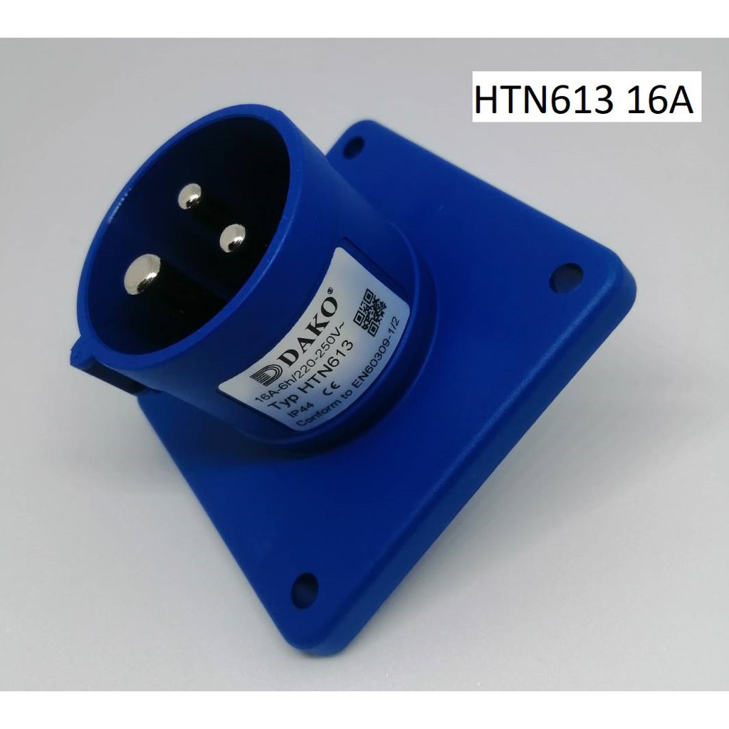 Dako Power Plug(เพาเวอร์ปลั๊ก) รุ่นHTN613 16A 3Pin IP44 ตัวผู้ แบบติด ...