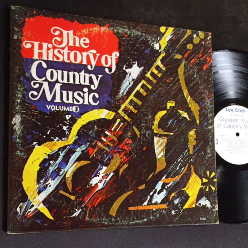 แผ่นเสียง 12 นิ้ว รวมเพลงฮิต Country the history Country Music 3 ทดลอง ...