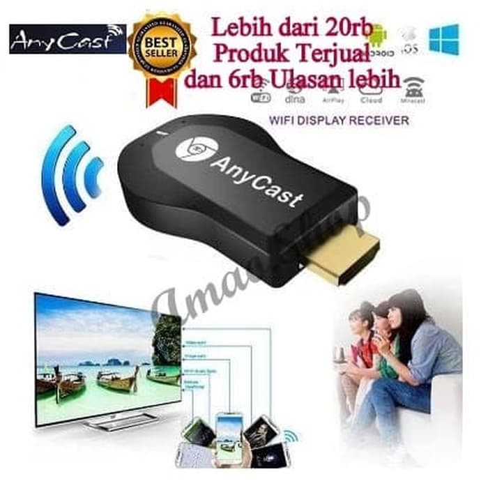 Anycast Dongle HDMI Wireless Wifi / M2 Plus / M4 / Miracast / Ezcast ORIGINAL | Shopee Thailand