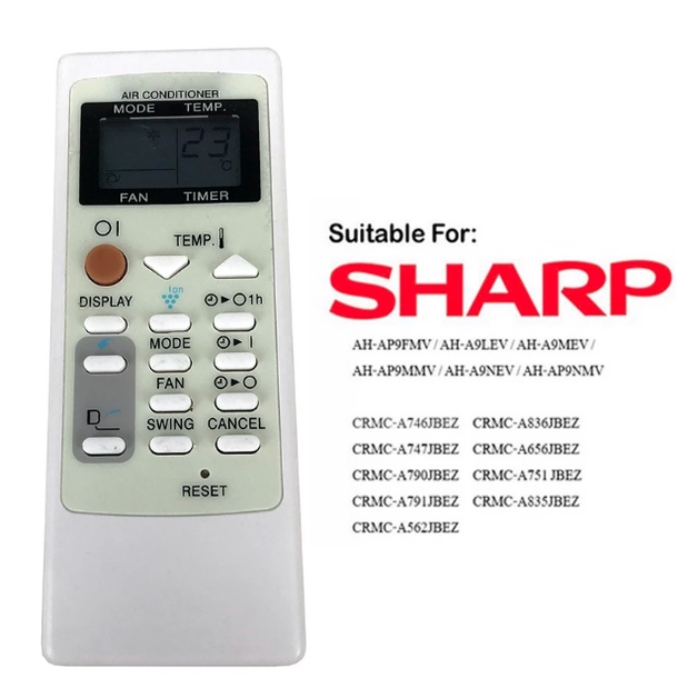รีโมทเครื่องปรับอากาศ Sharp รุ่น A751 (A Series ทุกรุ่น) (เก็บเงินปลาย ...