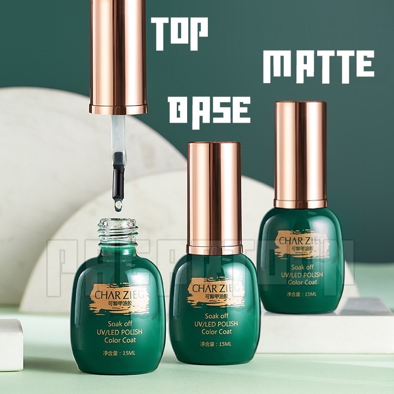 💅Base coat, Top coat,Matte coat 15ml💅 | Shopee Thailand