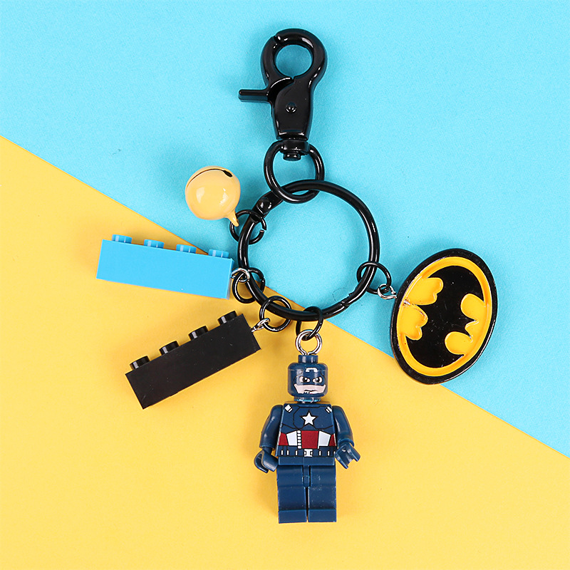 การ์ตูนน่ารัก Buzz Lightyear Batman Captain America Star Wars พวงกุญแจ ...