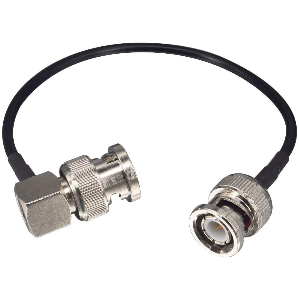 Hd-sdi SDI สายวิดีโอ 20 ซม.BNC Coaxial สาย BNC ชาย 90 องศา RG174 สําหรับกล้องวงจรปิด CB Wireless ...