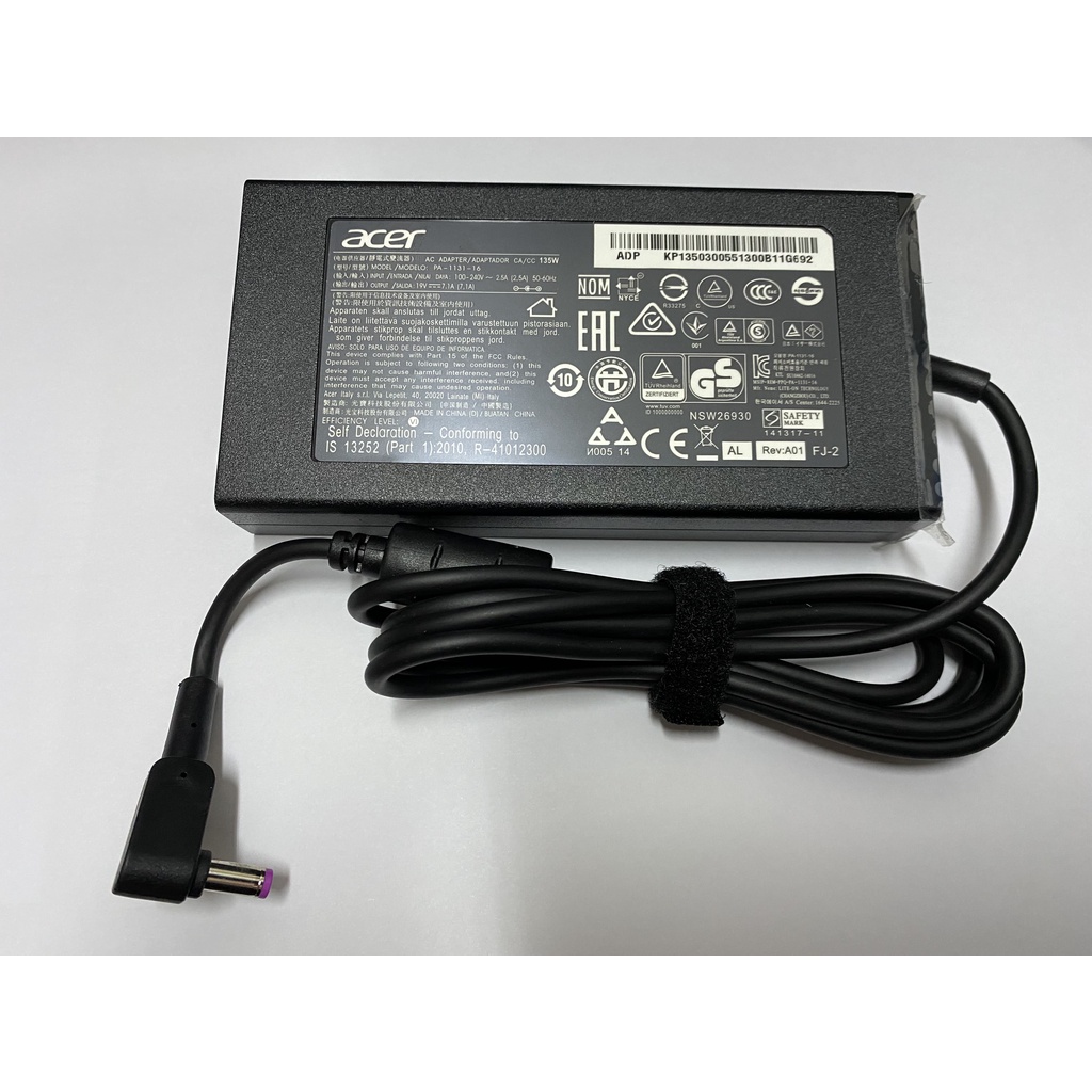Adapter อะแดปเตอร์ For Acer 19V 7.1A (ขนาดหัว 5.5*1.7mm) สินค้ารับประกัน 1 ปีศูนย์ไทย. | Shopee ...