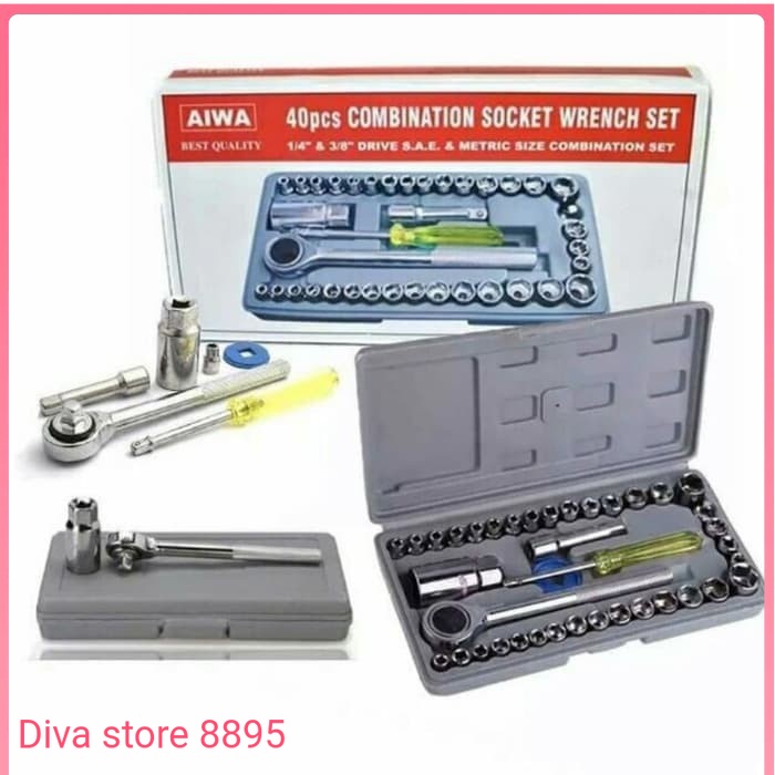 โช๊ค SOCKET KEY - 40 IN 1 SOK WRENCH SET - PAS JY SHOCK KEY | Shopee ...