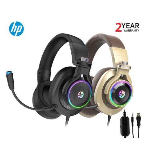 Headset HP H500 (Black / Gold) หูฟัง | Shopee Thailand