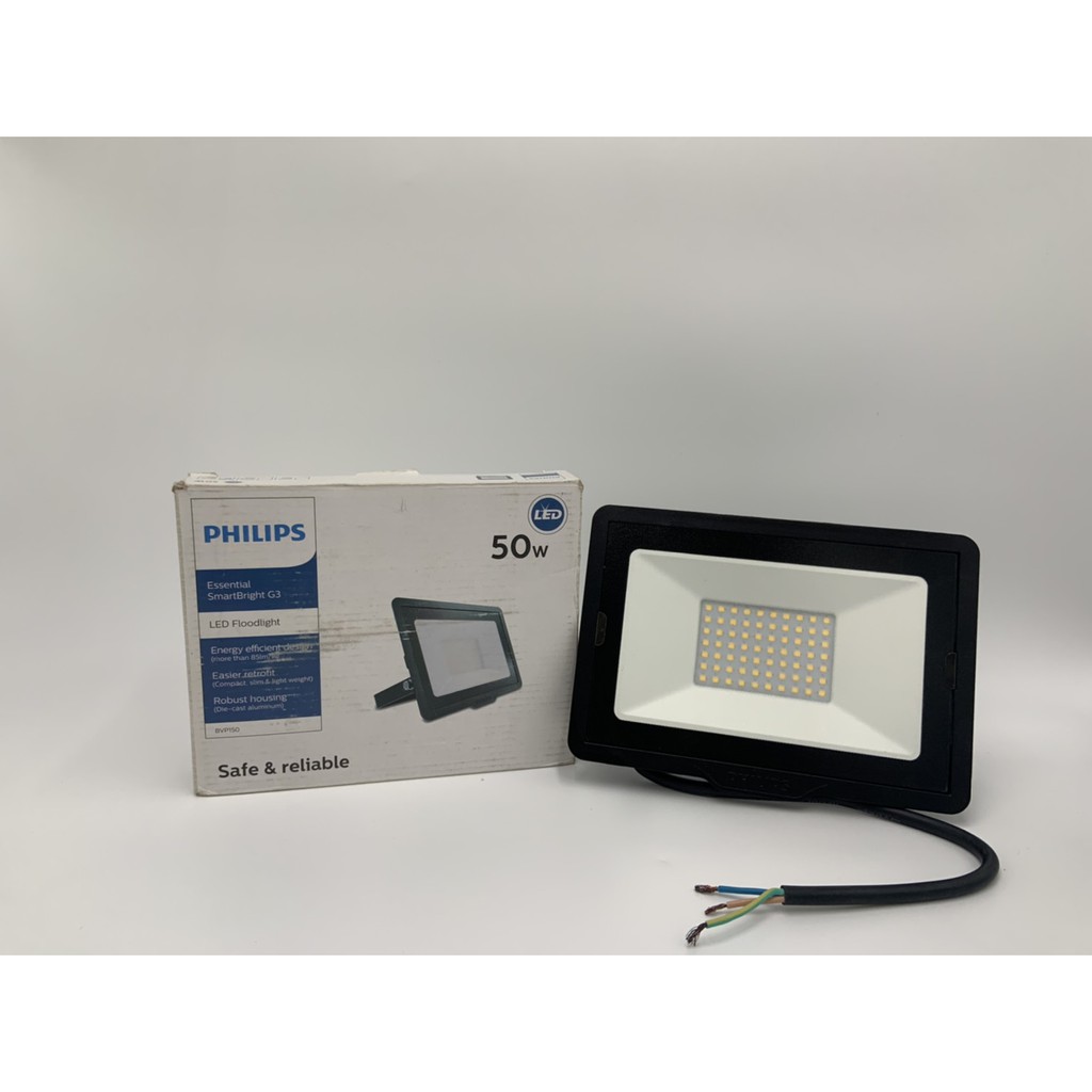 Philips โคมไฟฟลัดไลท์แอลอีดีฟิลลิปส์ รุ่น BVP150 ขนาด 50W แสงเดย์ไลท์ ...
