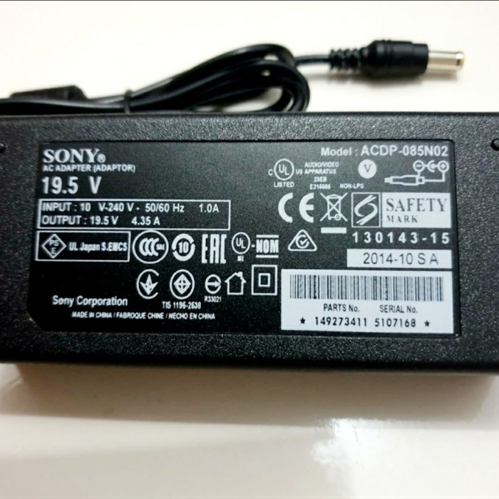 Sony Bravia ACDP-085N02 19.5V 4.35A อะแดปเตอร์ทีวีมาตรฐาน | Shopee Thailand