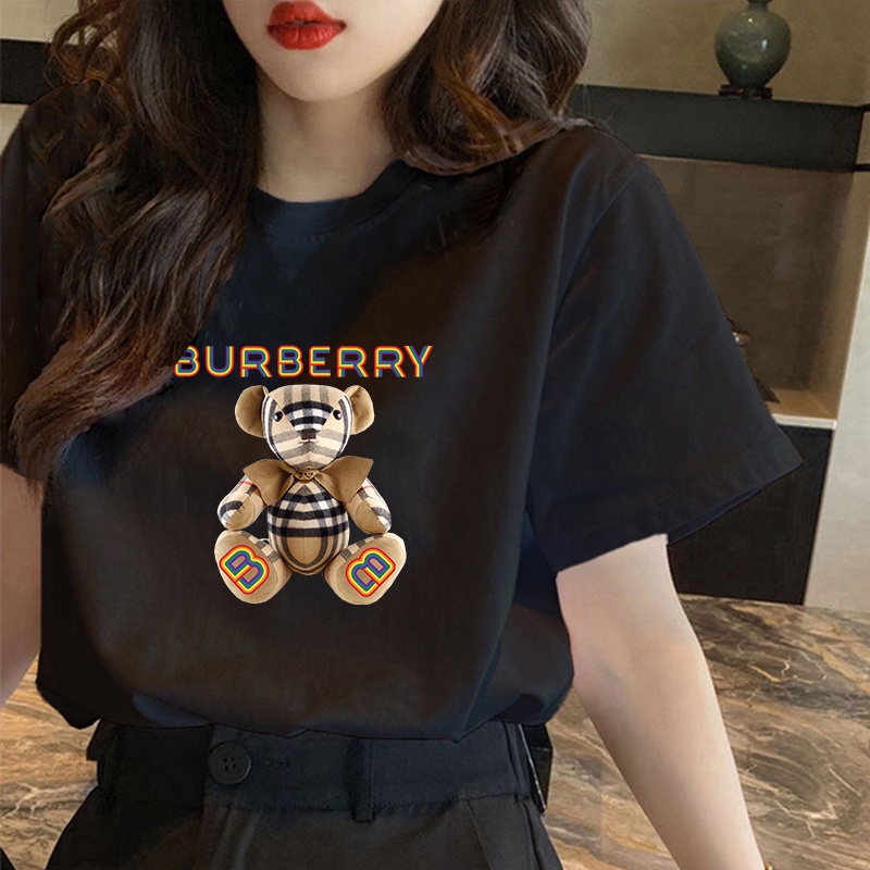 Mashoo คอกลมแฟชั่นสตรีทแฟชั่นแบรนด์หมีออกแบบกราฟิกพิมพ์เสื้อยืดเสื้อยืด ...